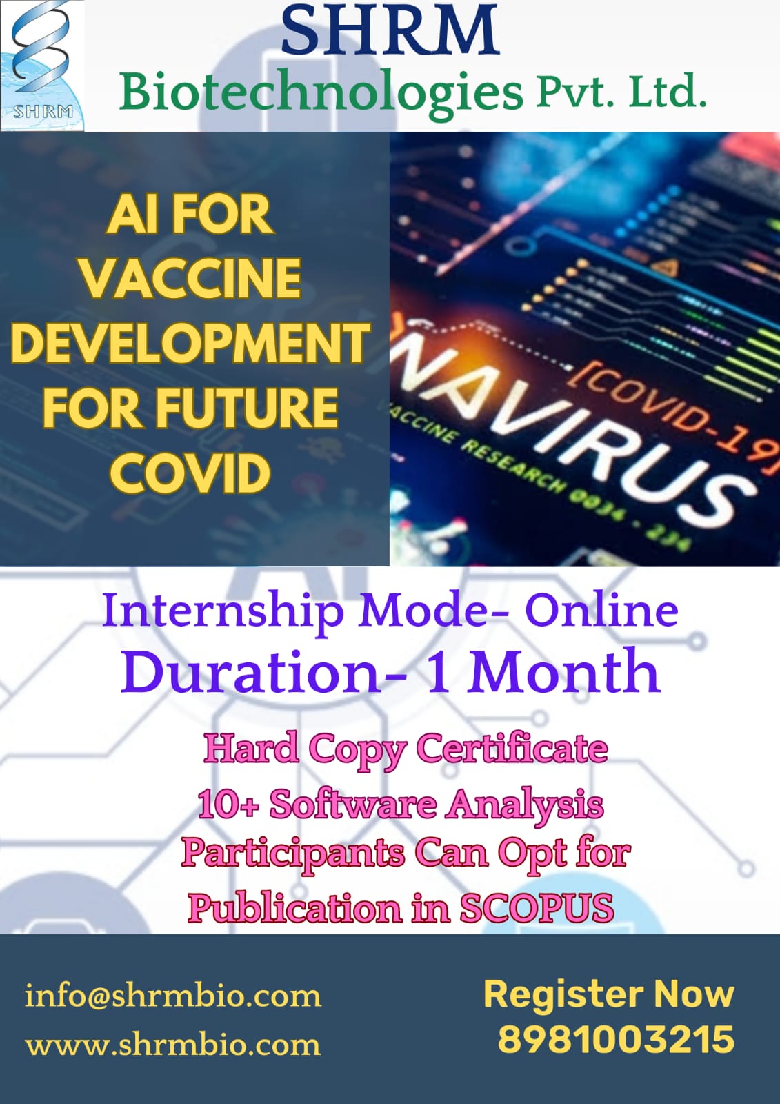 AI FOR VACCINE DEVELOPMENT FOR FUTURE COVID - Shrmbio