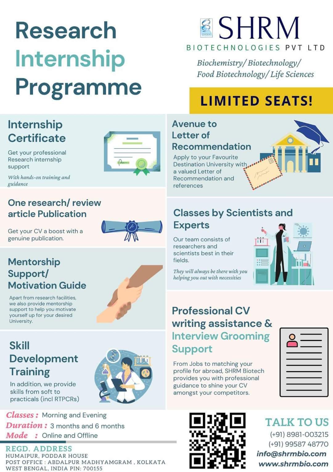 INTERNSHIP – SUMMER TRAINING, DISSERTATION & RESEARCH-BASED PROGRAMME ...